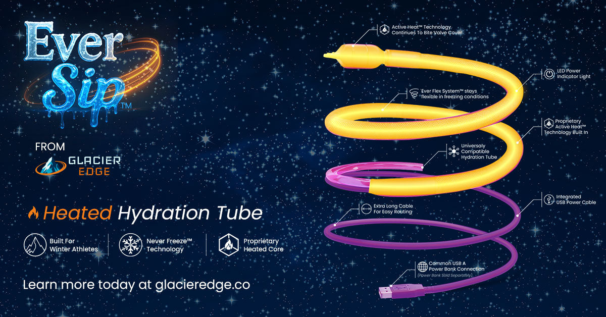 Glacier Edge™ Ever Sip™ - Heated Hydration Tube for Winter Adventures